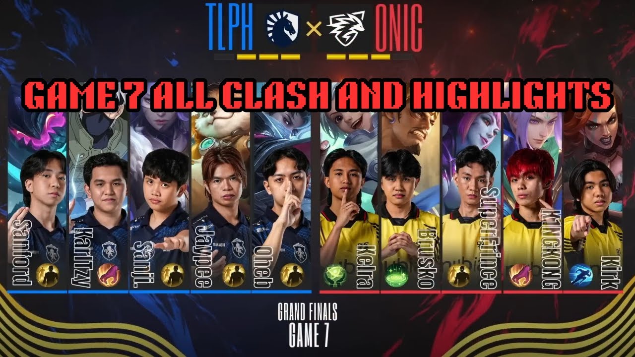 Game 7 TLPH VS. ONIC PH Full Video Fight Scene #tlph #onic #onicph ...