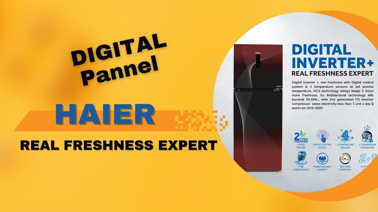 How to operate Digital Panel/Thermostat of Haier Inverter Refrigerator ...
