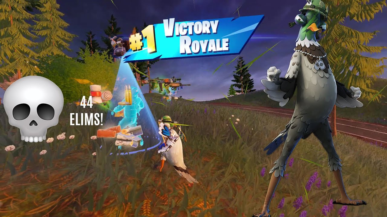 Sgt. Drake Learns to Fly 🦆 | Fortnite ZB 🤖 Gameplay | Solo Squads | 44 ...