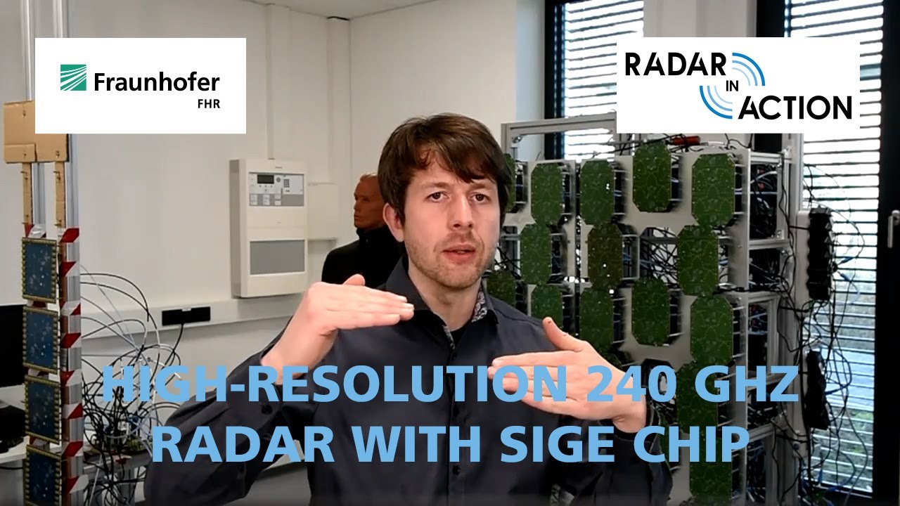 »Radar in Action« High-resolution 240 GHz radar with SiGe chip - YouTube
