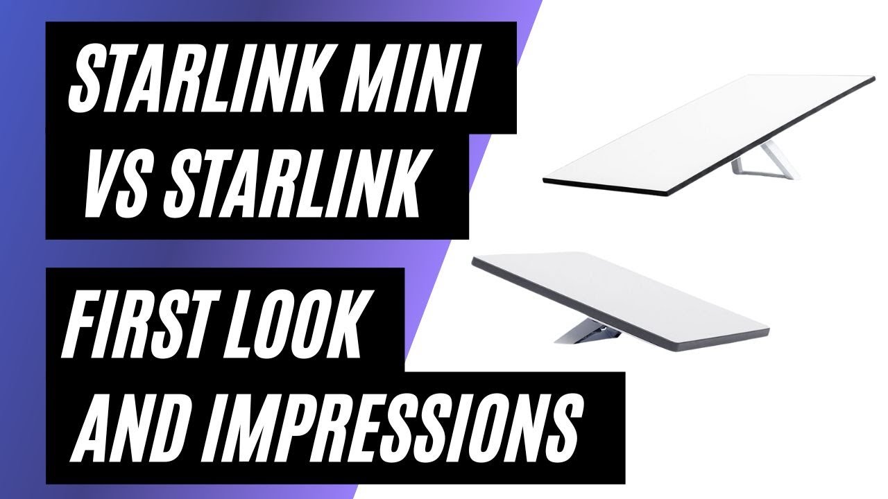 Starlink Mini vs Standard: Side-by-Side Comparison & First Look! - YouTube