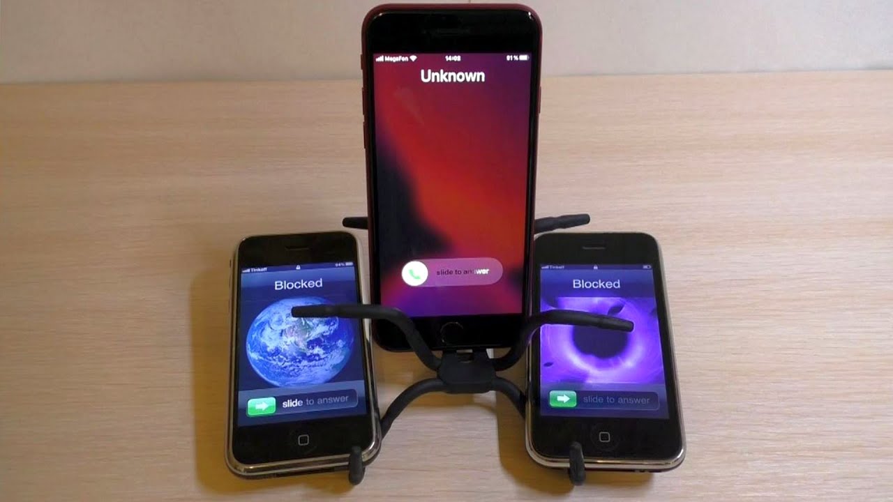 iPhone 2G & 3G & SE 2020 triple incoming call - YouTube