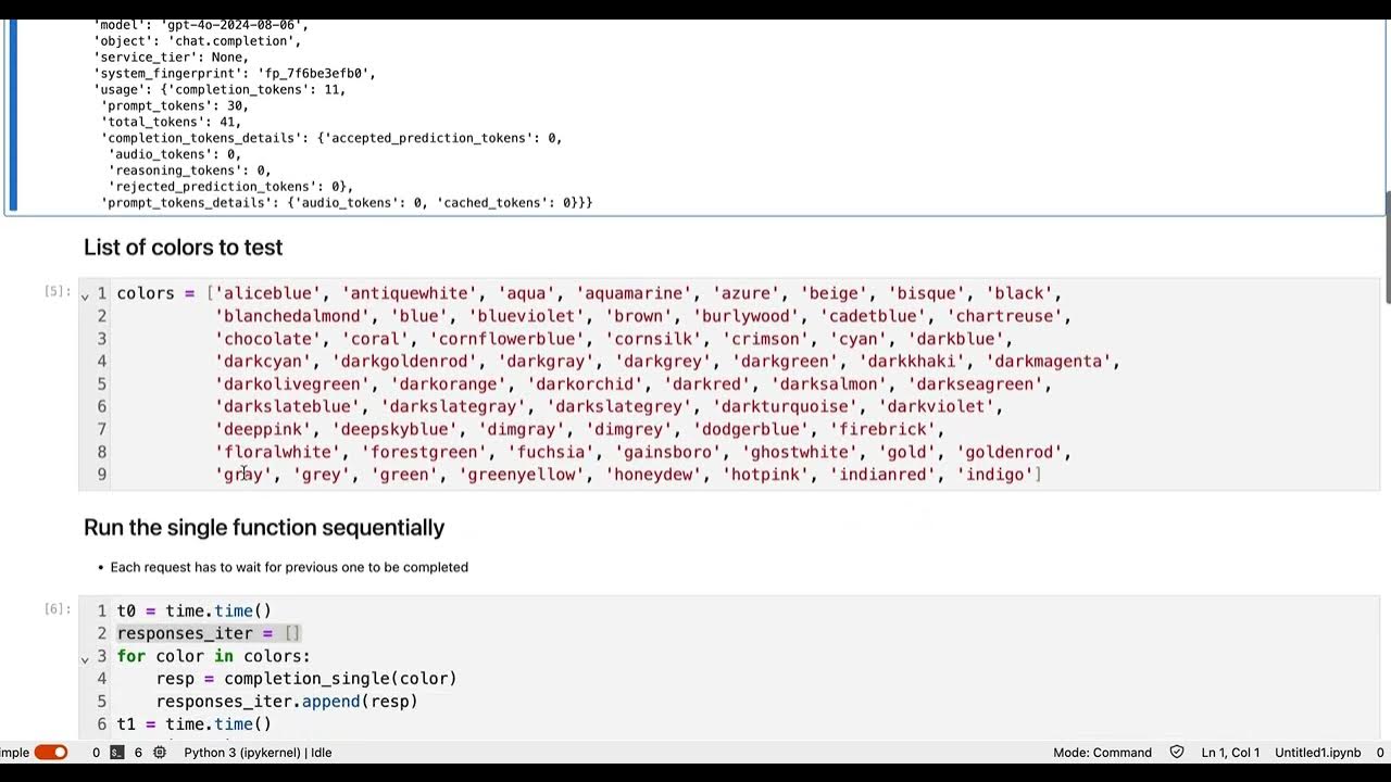 OpenAI API - concurrent requests template - YouTube