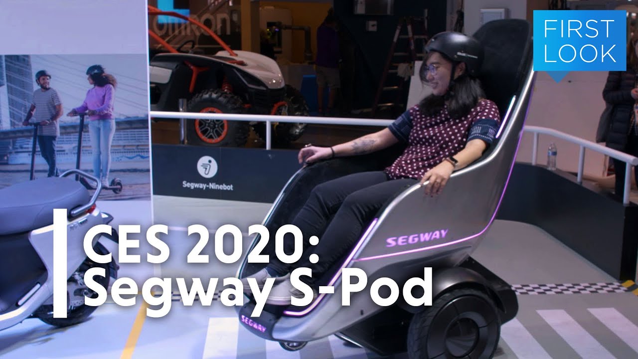 Segway's S-Pod Feels Like Zooming Into the Future | CES 2020 | Gizmodo ...