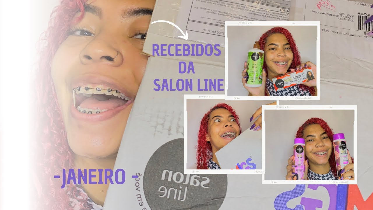 RECEBIDOS DA SALON LINE - Caixinha do Mês de Janeiro 2023 | Leska de ...