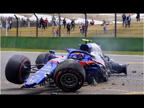 Formula 1 2019. Crash Compilation.