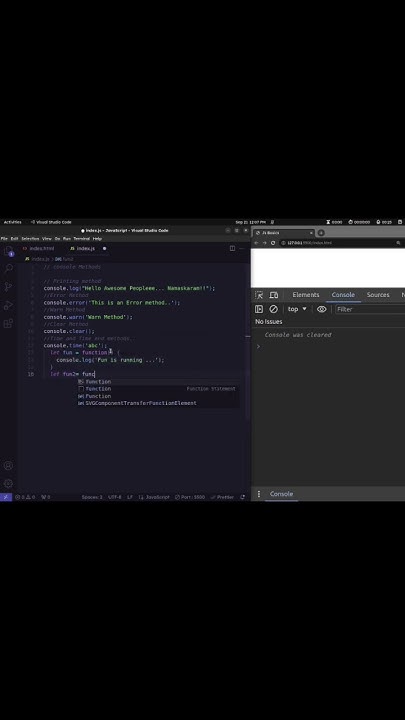 Console Methods In JS - YouTube