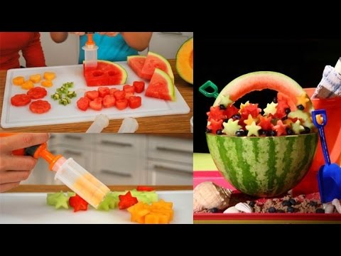 Fruit And Vegetable Tools - Fruit Salad Cutter Fruit Salad Tool - YouTube