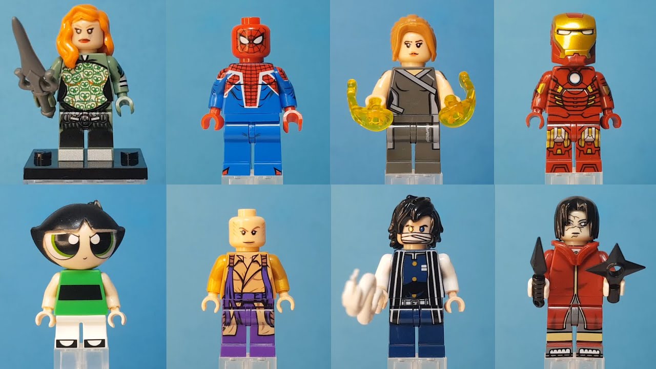 Random Minifigures Collection Review |Unofficial lego #unofficiallego ...