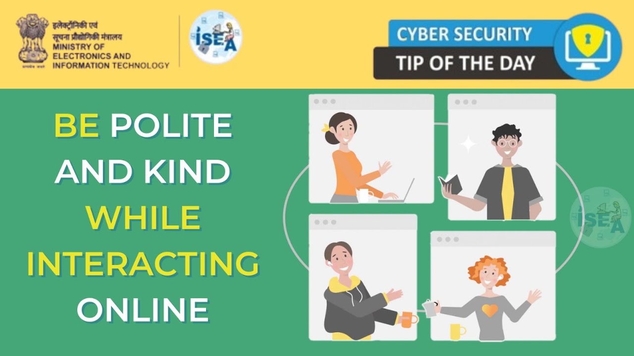 Sure thing! Always be polite & kind online! #ISEA #Internet #ethics ...