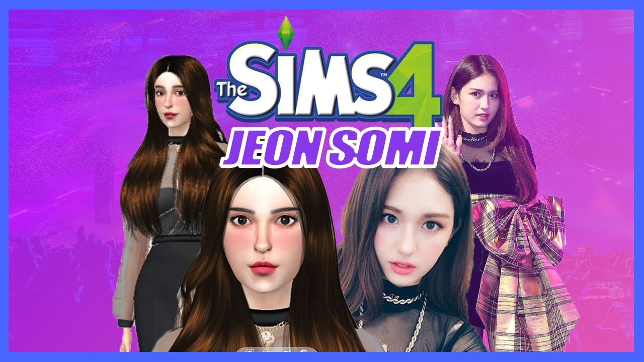 JEON SOMI - Create A Sim (CAS) #7 - The Sims 4 - YouTube