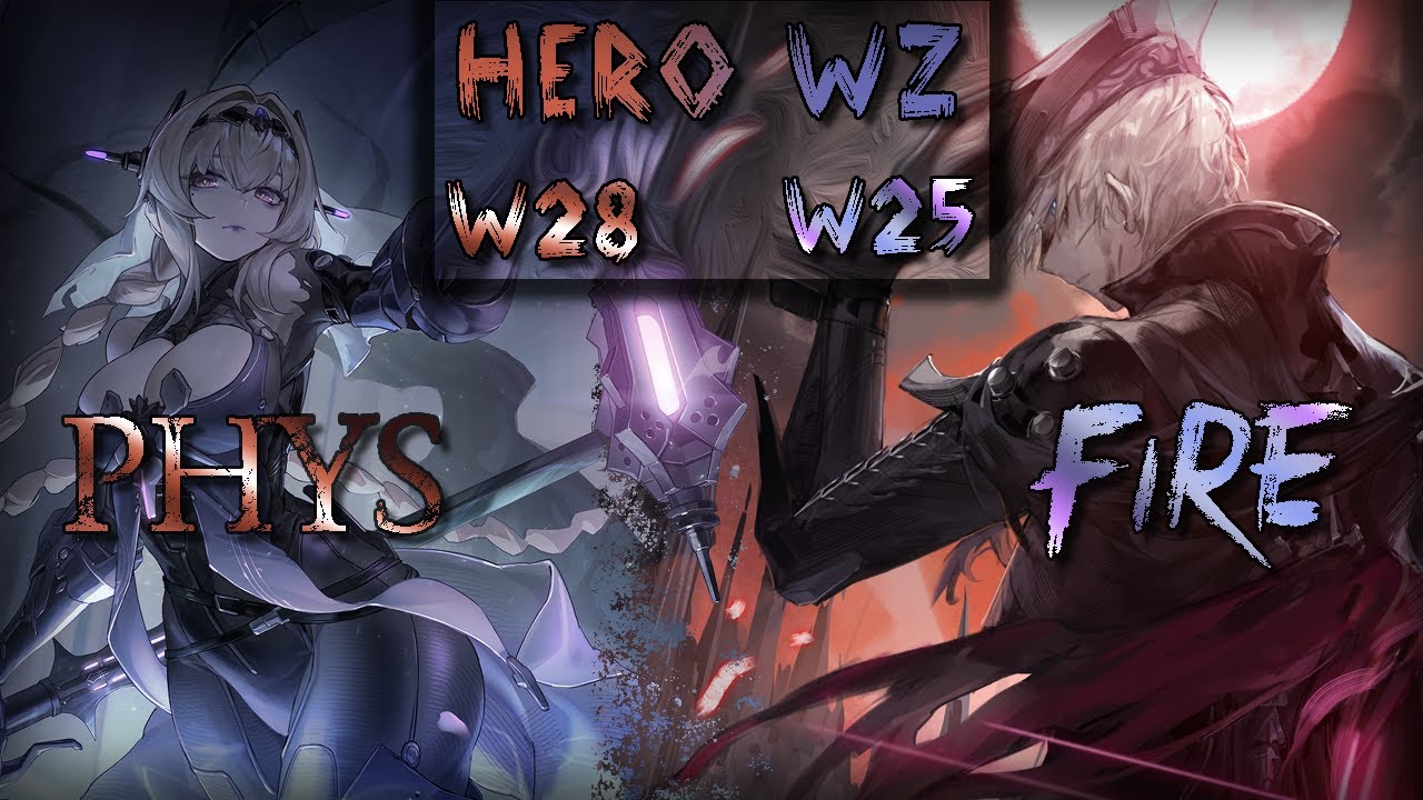Destroying hero WZ || 53 waves of phys and fire :D - YouTube