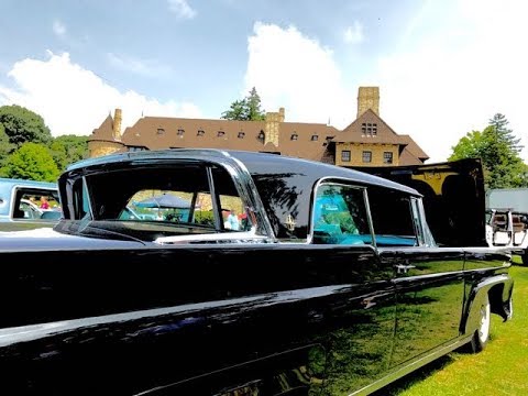 Classic Cars Arriving Larz Anderson Car Show 2018 - YouTube