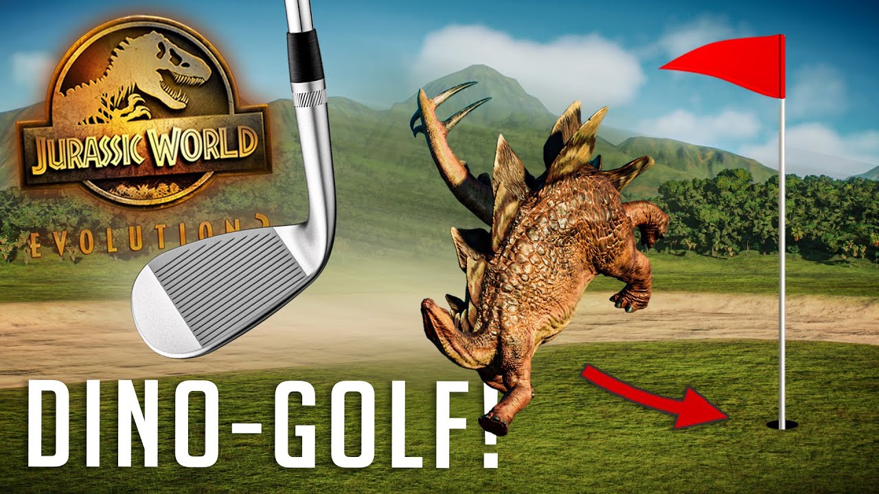 MIT VOLLER WUCHT GEGEN DIE WAND! GOLF MIT DINOSAURIERN! - Jurassic ...