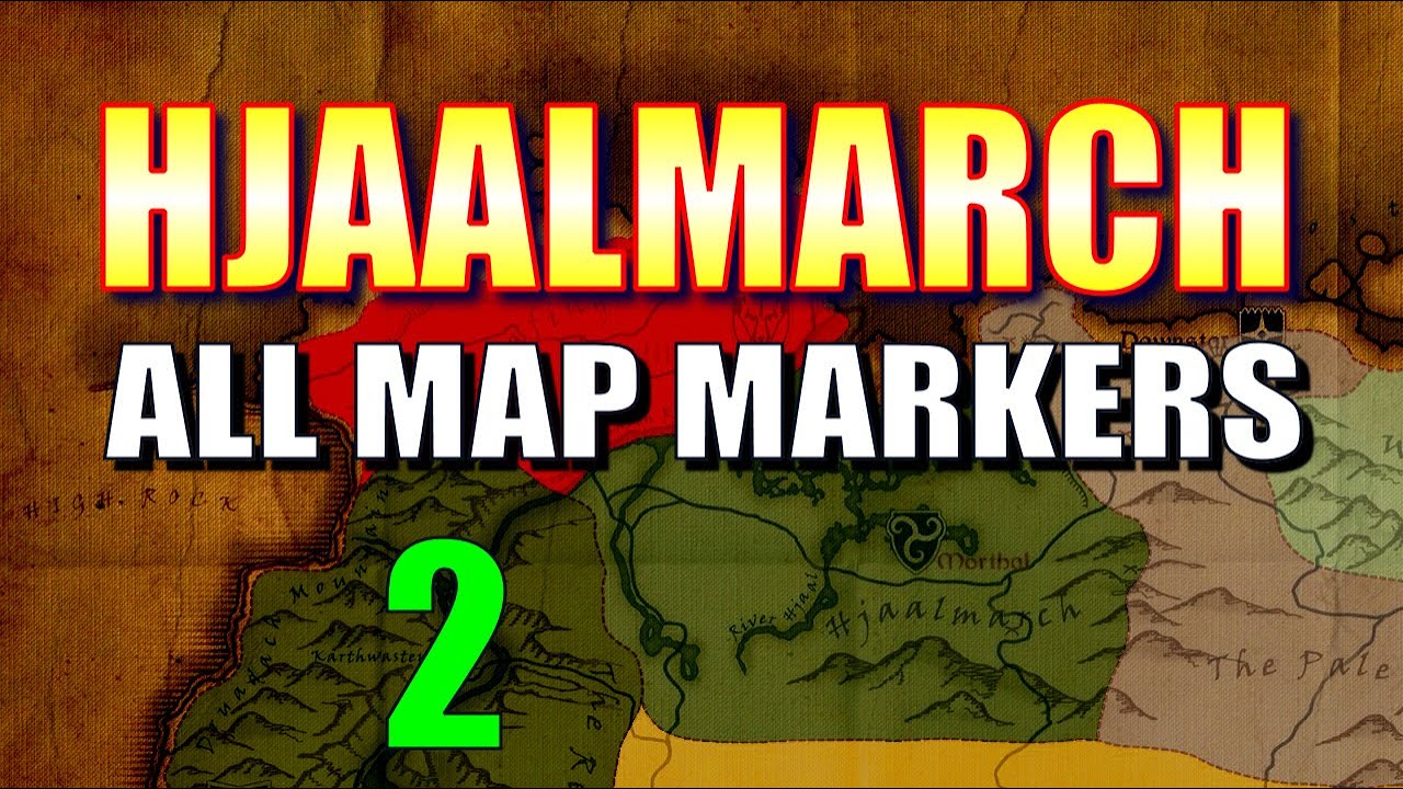 Skyrim Discovered - HJAALMARCH, All Map Markers Run, Part 2 - Robber's ...