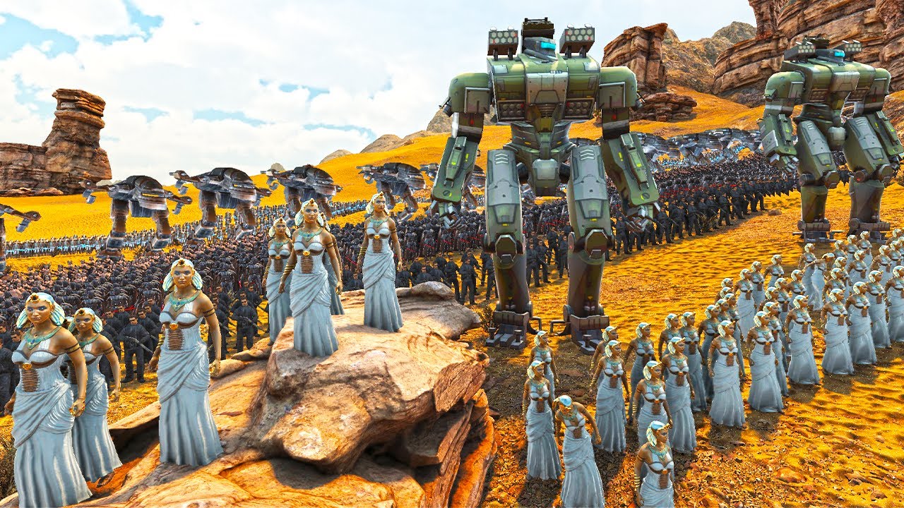 Walker Mech, Blaze Mech & Darth Vader vs 3 Million Alien, Vampire ...