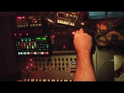 Live Jam #05 Melodic Techno Roland TR6s, Korg Minilogue, Volca FM, IK Multimedia Uno Synth, NTS ...