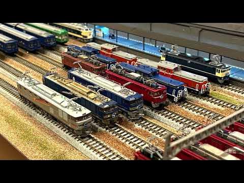 【Nゲージ】SL人吉8620形＋DE10、DD51重連24系北斗星＋14系客車、C62牽引 音戸・銀河鉄道999映画版などなど - YouTube