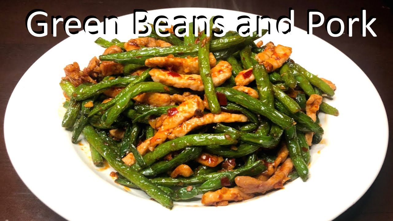 How to Make Szechuan Green Beans with Pork! Homemade Szechuan Green ...