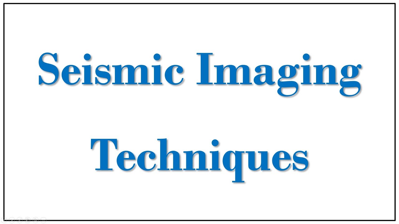 Seismic Imaging Techniques | 237 - YouTube