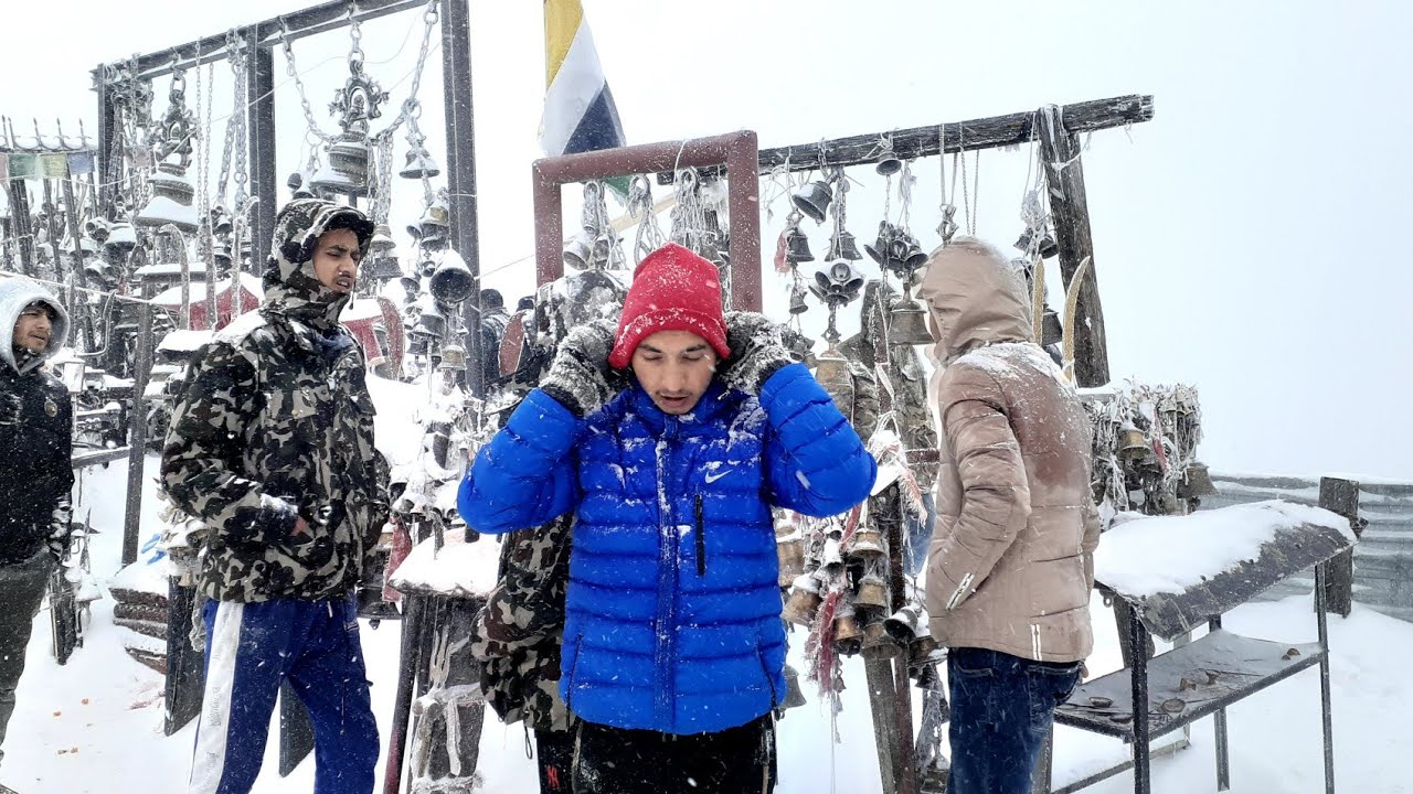 Kalinchowk|Snow Fall at Kuri|Visit Nepal 2020|Ak_man Vlog - YouTube