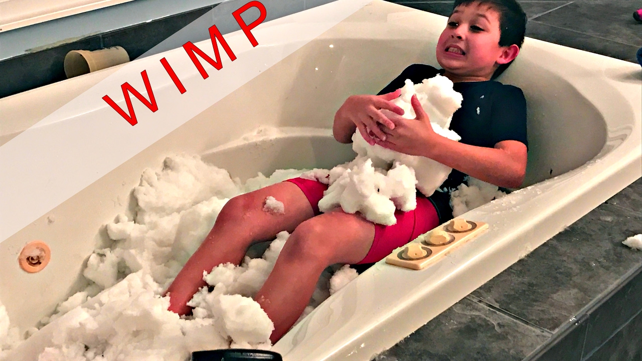 SNOW BATH CHALLENGE!!!! - YouTube