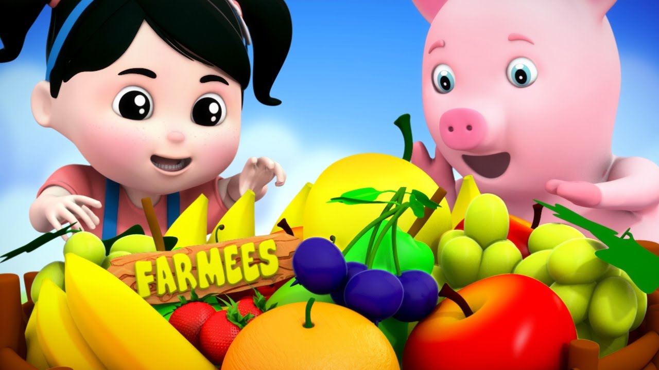 Fruits Song 3D Rhymes Farmees Nursery Rhymes Video For Kids And Fruits Song 3D Rhymes Farmees Nursery Rhymes Video For Kids And