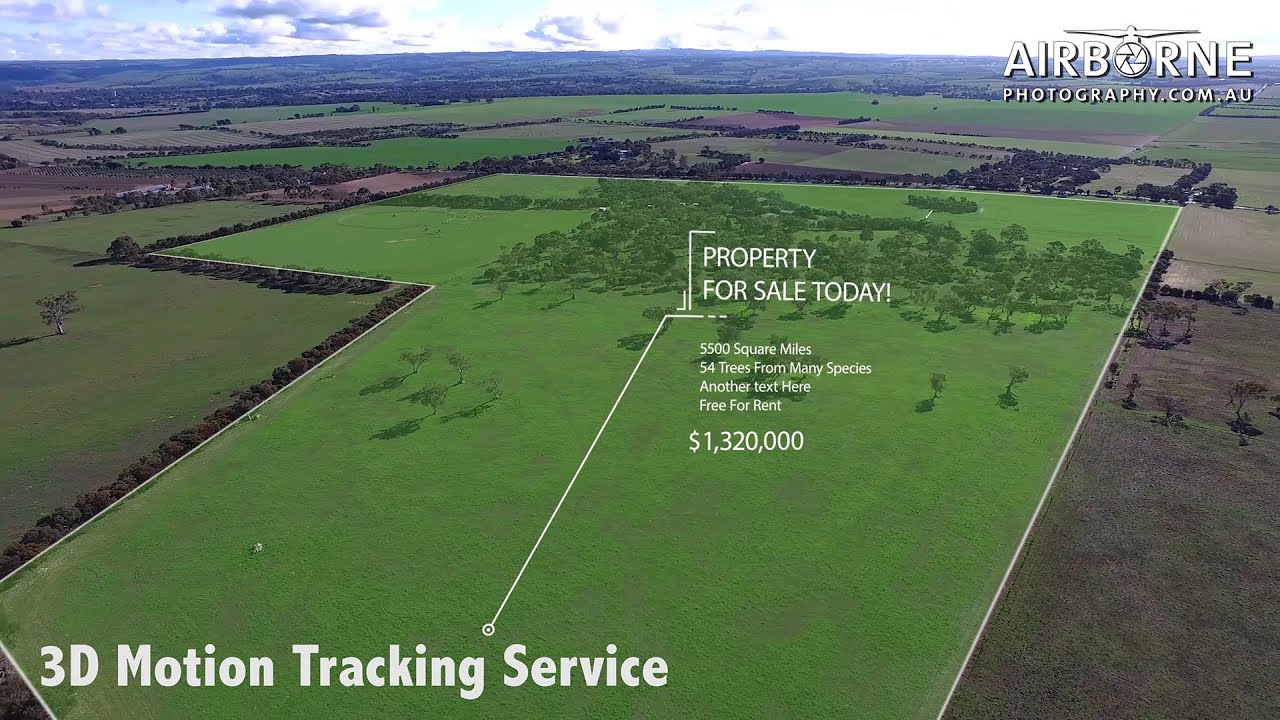 Motion Tracking Service by Airborne Photography - YouTube