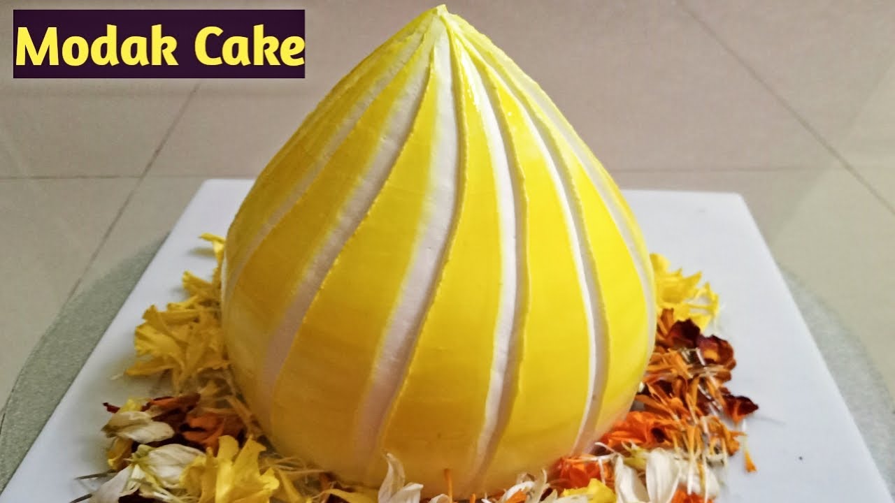Modak Cake | Ganesh Chaturthi Special Modak Cake | Modak Cake Recipe ...