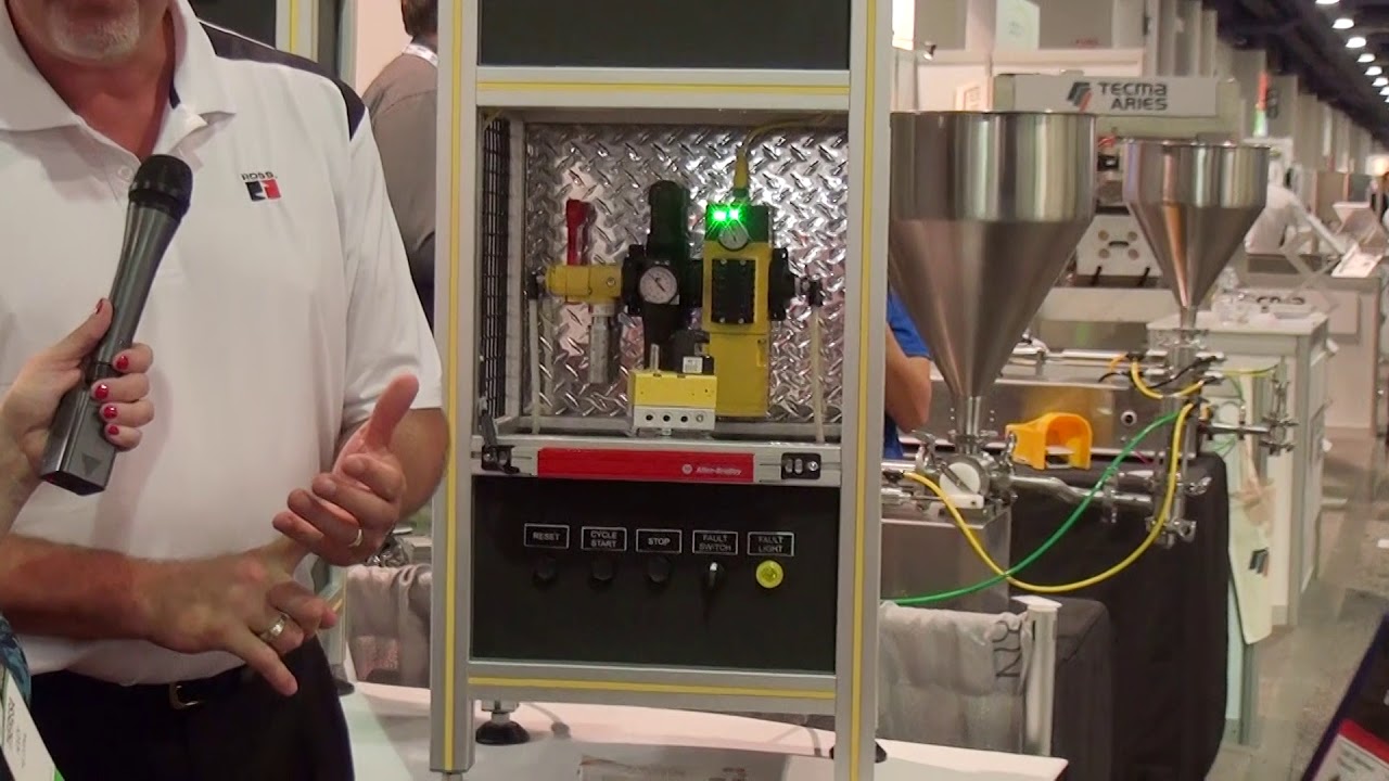 ROSS Controls M35 Series Double Valve demonstration at the 2017 PACK ...