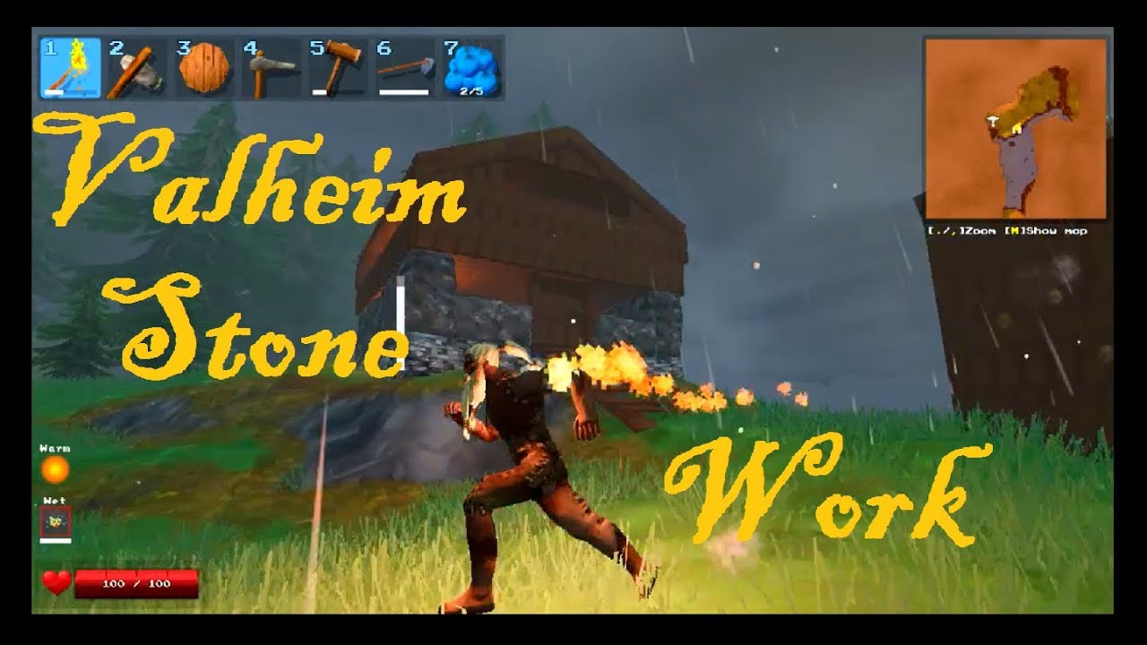 Season 1 Ep 1 | Valheim | Stone Cutter and Tree Monster Trifecta - YouTube