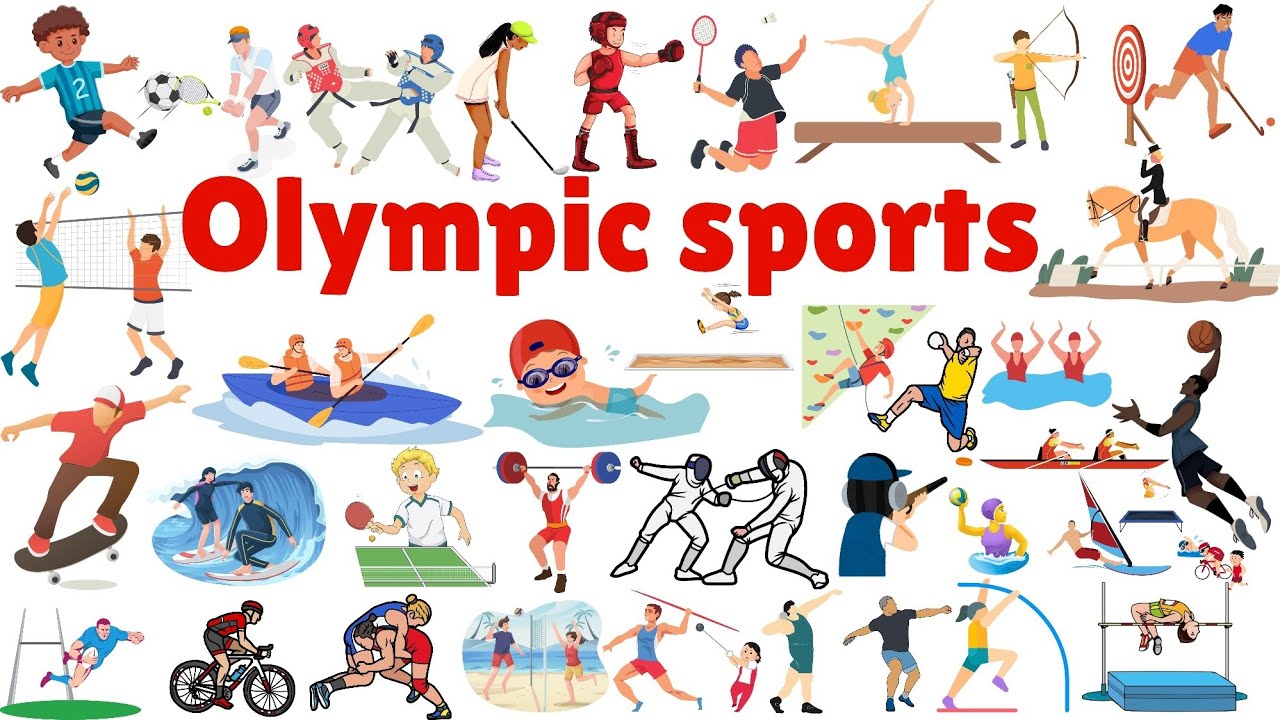 Olympics Sports Vocabulary | Olympics Sports list : Types of Sports and ...