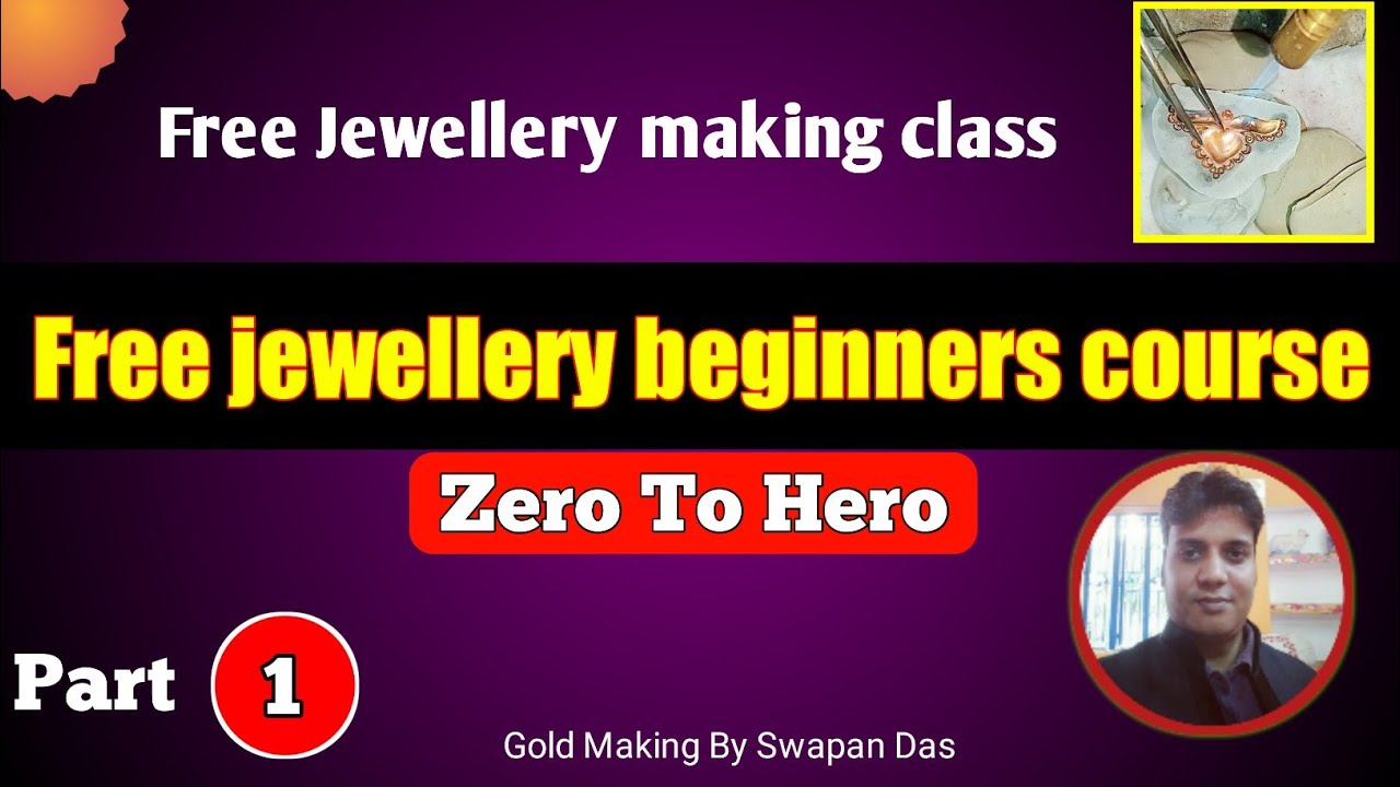 Free jewellery beginners course 1, jewellery class 1, - YouTube