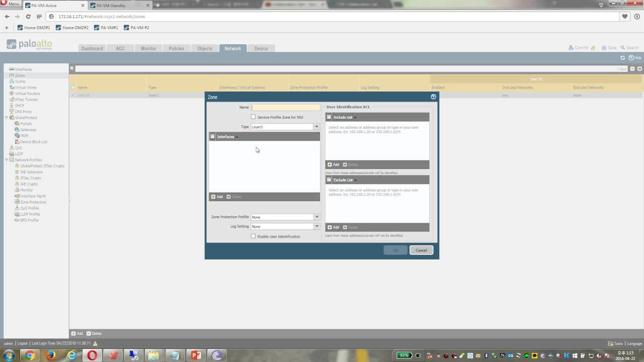 03. [PaloAlto Networks] Configuring Interface, Zone, Route - YouTube