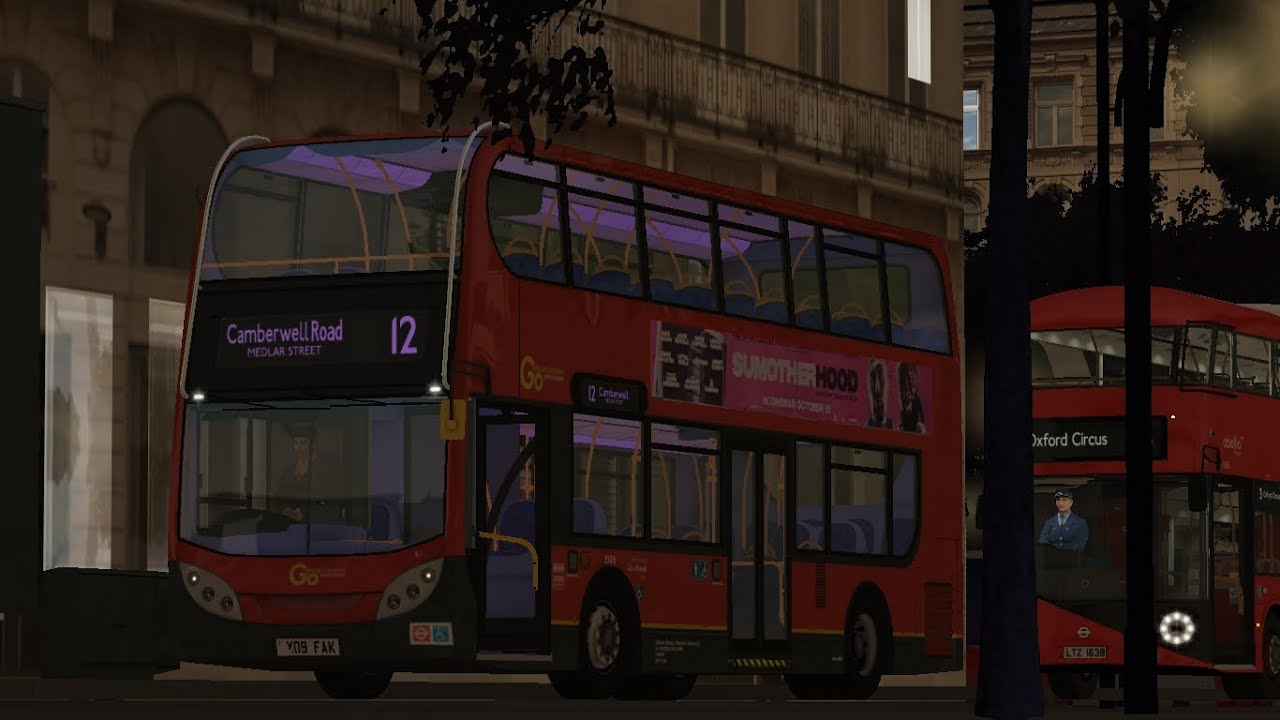 Omsi 2 Addon London: E400 Go Ahead London E106 LX09FAK route 12 - YouTube