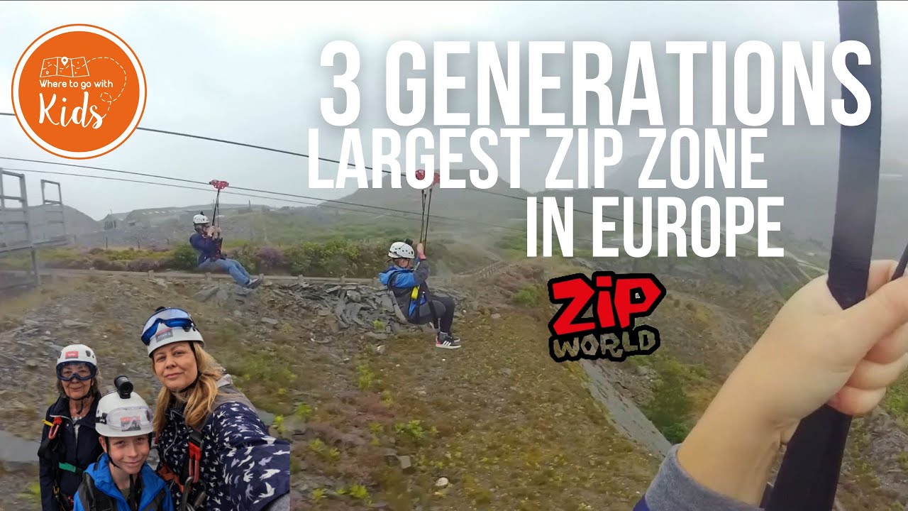 ZIP WORLD TITAN 2 - 3 GENERATIONS - EUROPE'S BIGGEST ZIP ZONE - YouTube