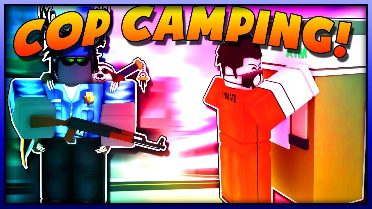 I WAS COP CAMPING IN MAD CITY! (ROBLOX) - YouTube