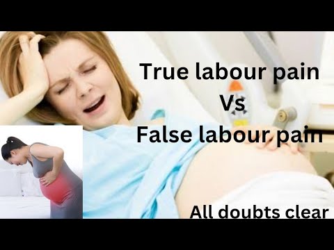 True labour pain vs false labour pain #pregnancy # ...