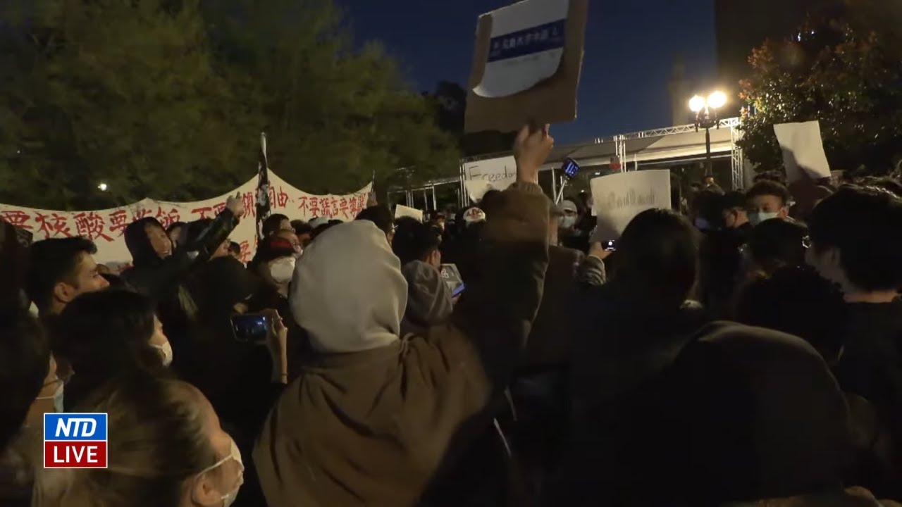 LIVE: 'Step Down CCP': Protest at USC Against China's COVID Lockdowns ...