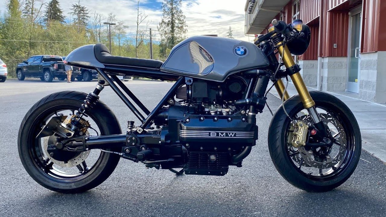 BMW K100 Cafe Racer Build | Full Timelapse - YouTube