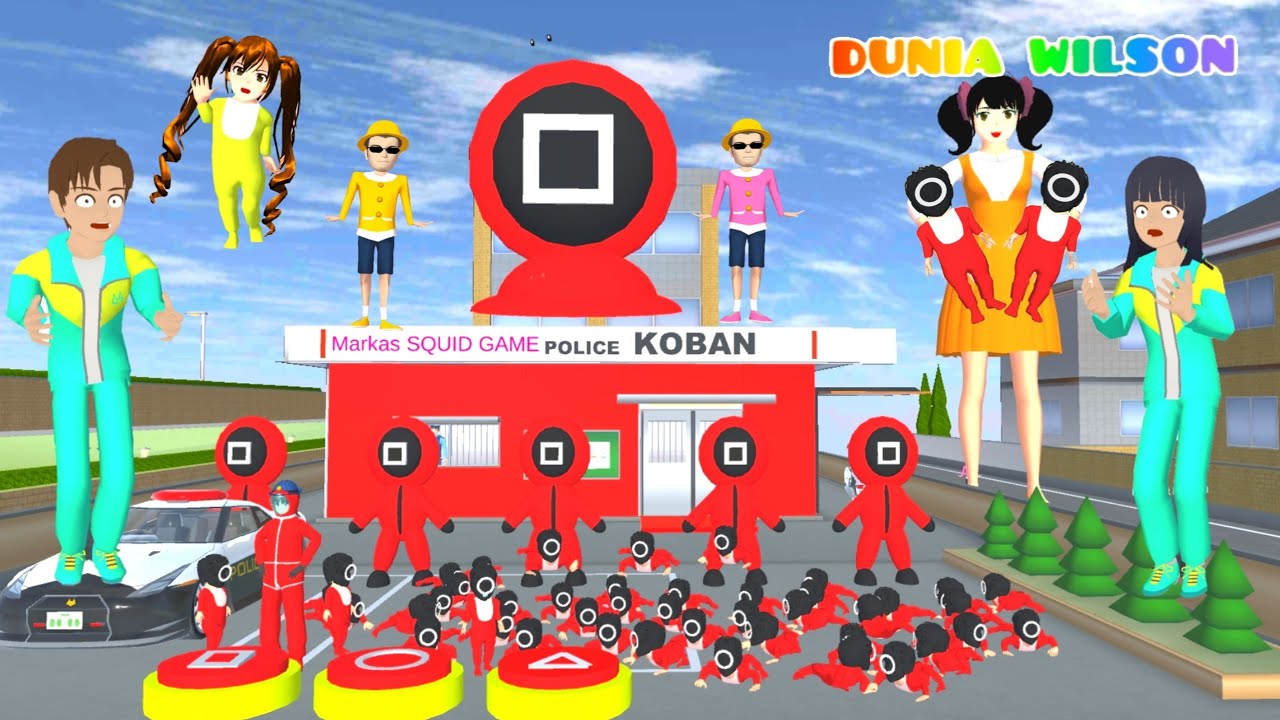 Titan Raksasa Squid Game Hamil Melahirkan 😱Baby Squid Game Ambil Kantor ...