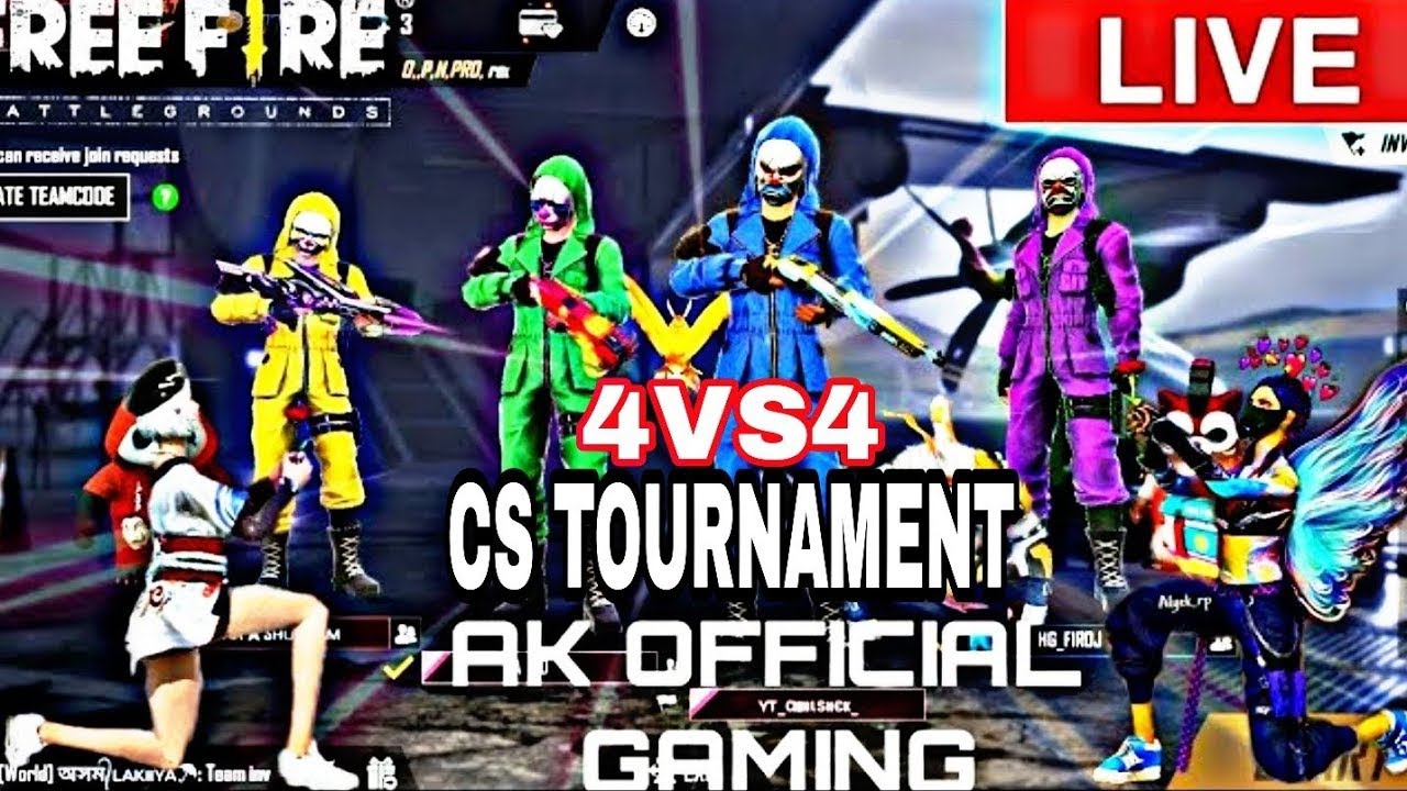 🔴LiVE🔴||⚡CS CUSTOMS⚡||PARTICIPATE NOW🔥🔥! #FreeFiRE MaX ! - YouTube