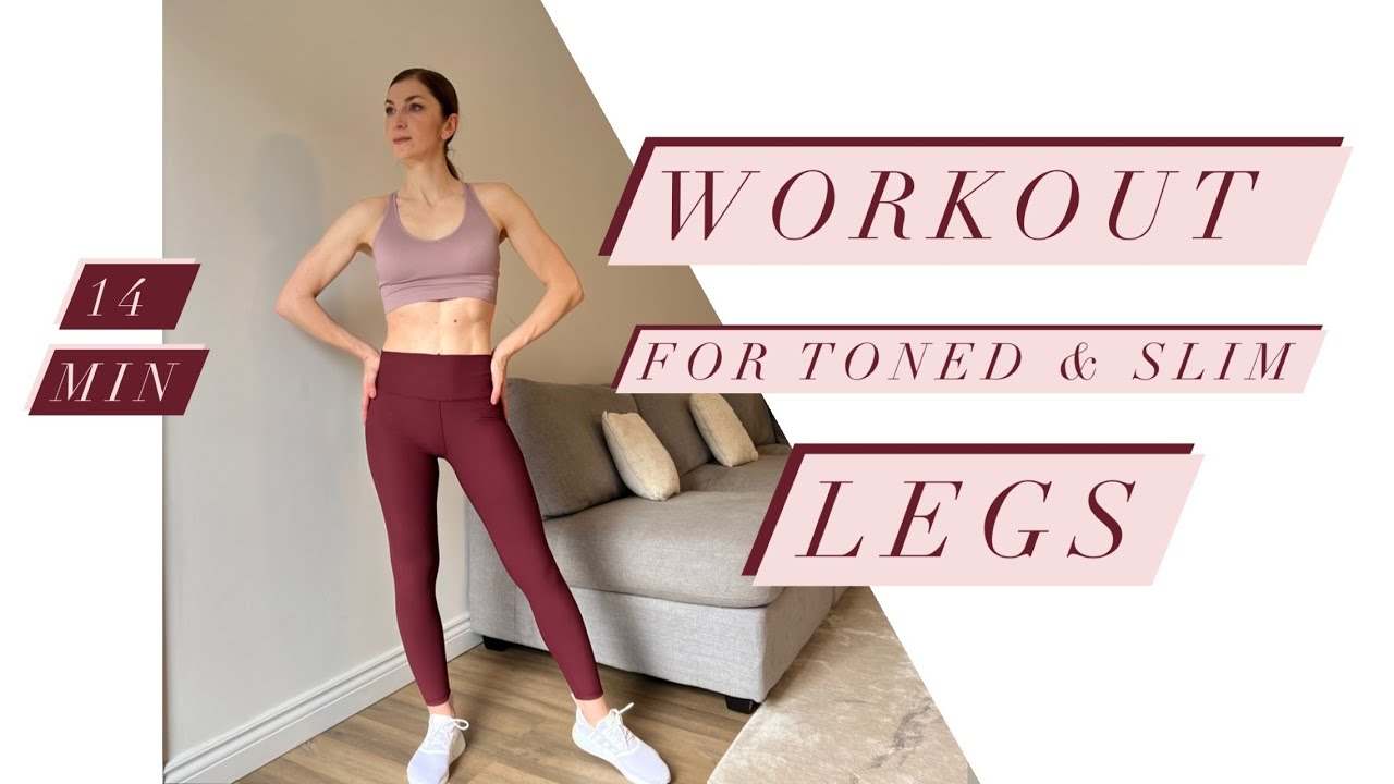 14-MIN WORKOUT FOR TONED AND SLIM LEGS| FRONT & INNER & OUTER THIGHS ...