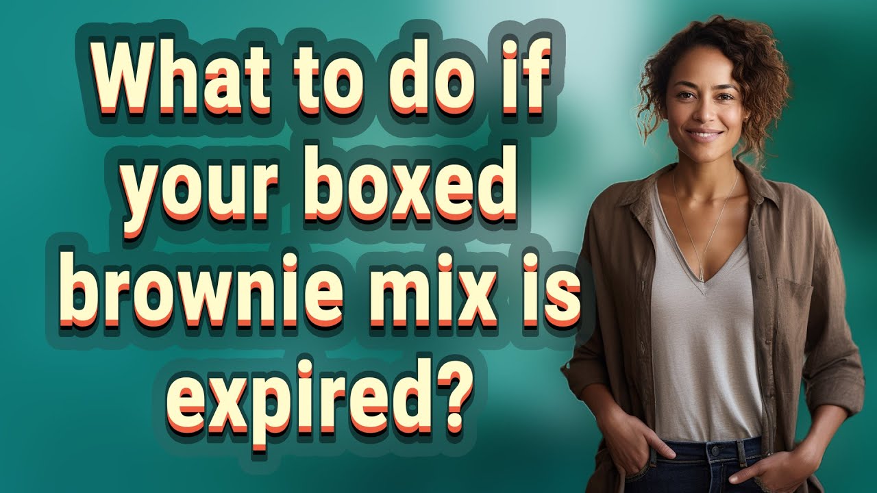 What to do if your boxed brownie mix is expired? - YouTube