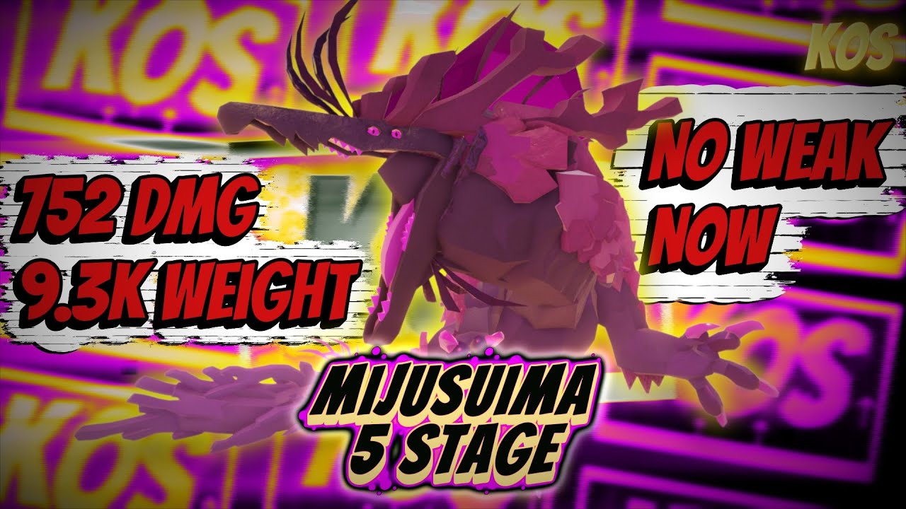 Mijusuima NO WEAK! | 5 Stage | Full Power | Creatures of Sonaria - YouTube