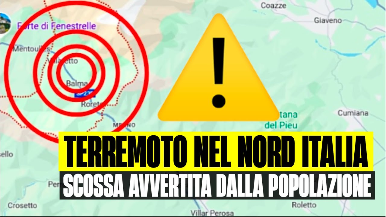 TERREMOTO NEL NORD ITALIA: TREMA ANCORA LA TERRA. SCOSSA AVVERTITA ...
