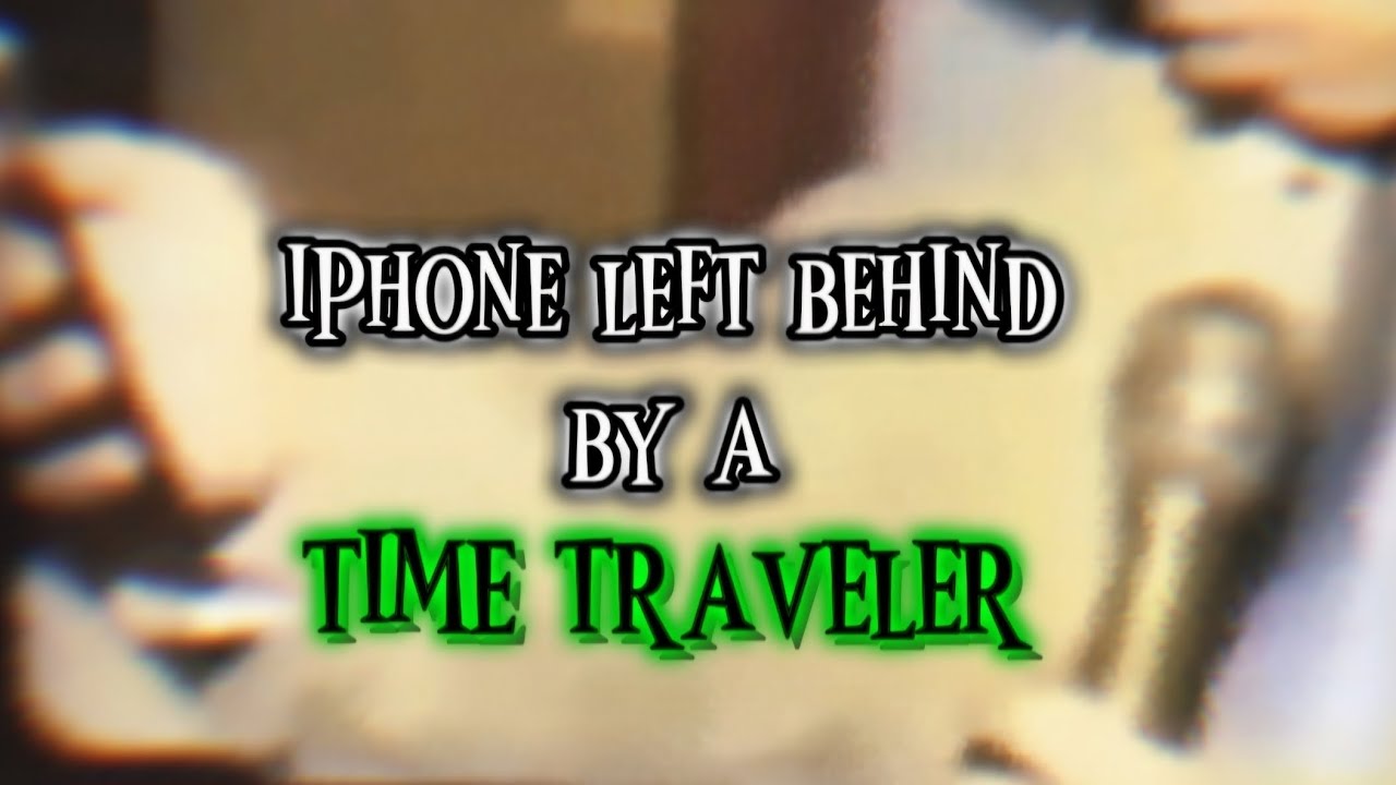 iPhone left behind by a time traveler - YouTube