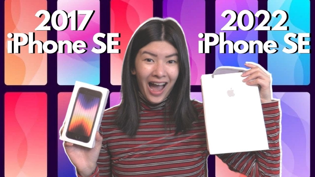 Upgrading my 2017 iPhone SE to the 2022 iPhone SE! | unboxing new ...
