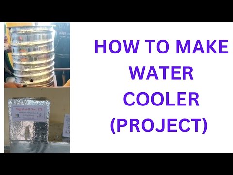How to make water cooler/ 💯 practical - YouTube