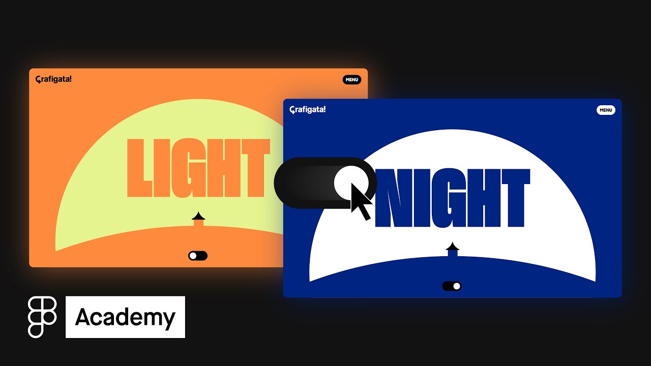 Come realizzare uno SWITCH su FIGMA (da night a light mode) - YouTube